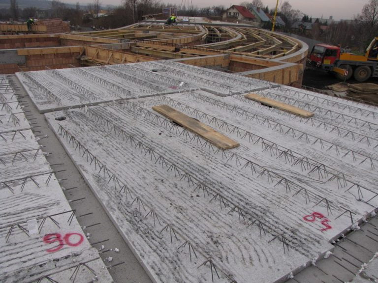 Strop Leier-Panel „Filigran” – płyty stropowe do montażu w budynku