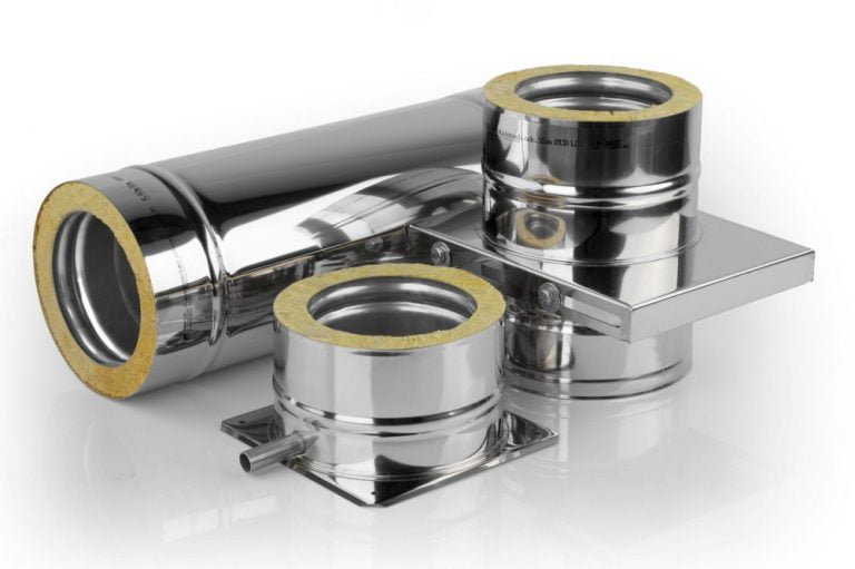 Komin stalowy izolowany zewnętrzny, nierdzewny