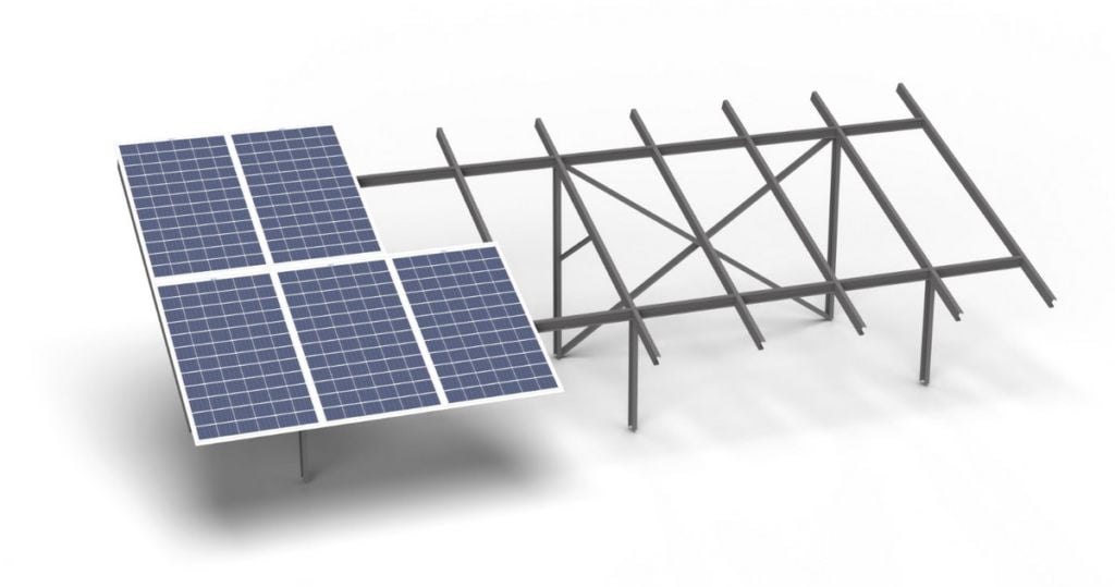 Konstrukcje pod panele fotowoltaiczne na gruncie