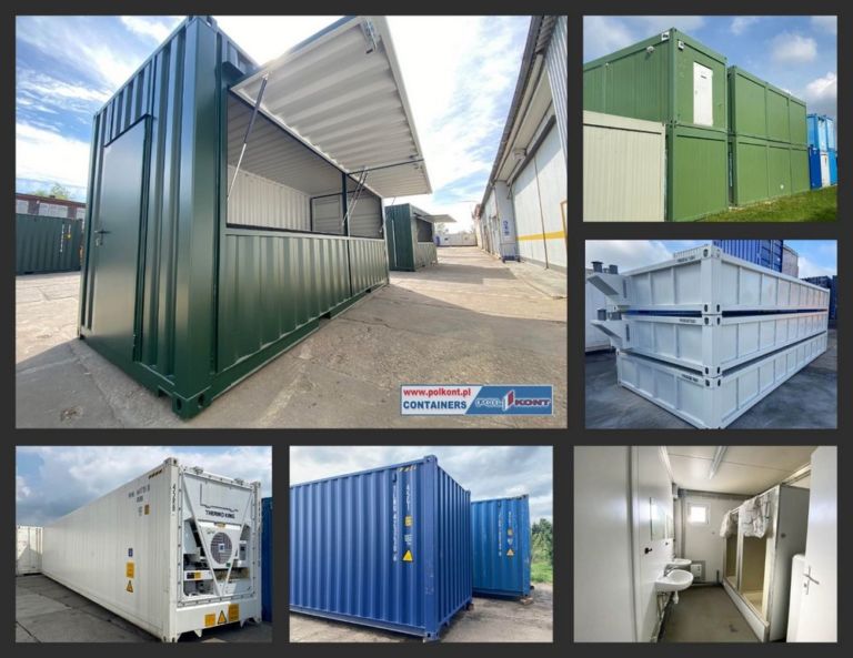 Wynajem kontenerów – biurowych, chłodniczych, magazynowych, specjalnych